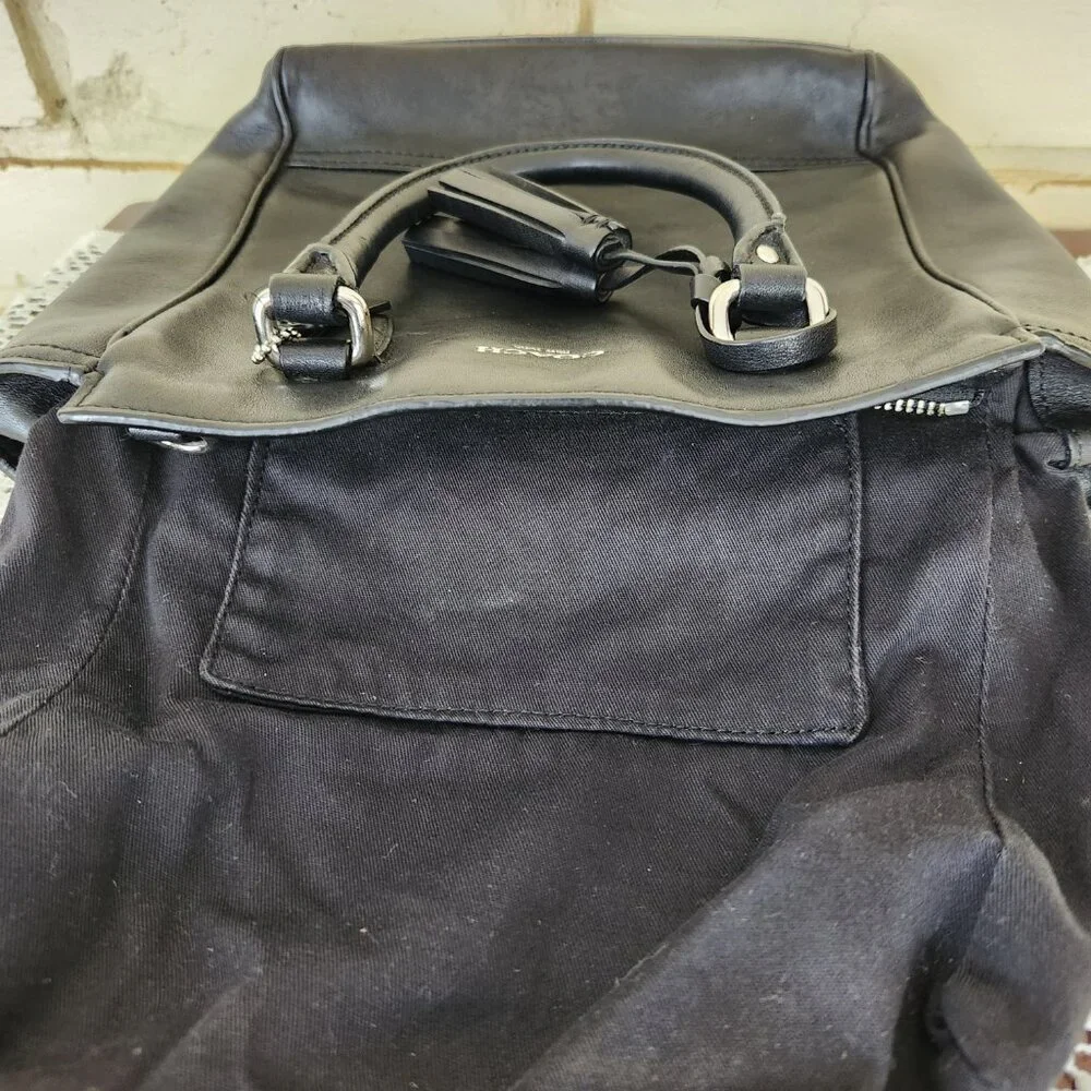Coach | Bags | Euc Coach Legacy Tanner Black Leather Y2k Shoulder Bag ...